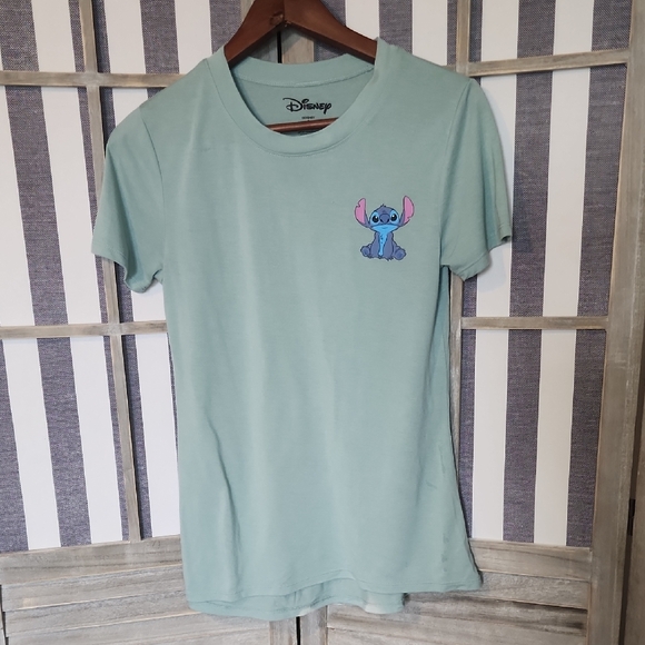 Disney | Tops | Disney Light Green Stitch Tee | Poshmark